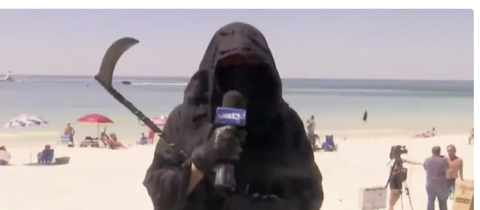 Clay Goes to Florida Beach, Grim Reaper Stalks Nearby | OutKick