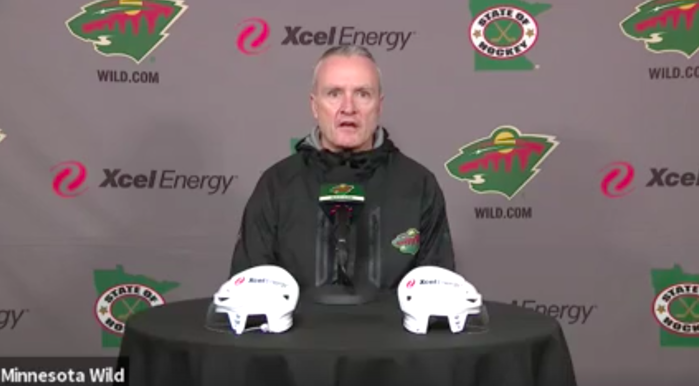 Minnesota Wild Coach Talks About Getting 'Hammered' And 'Banged' Every ...