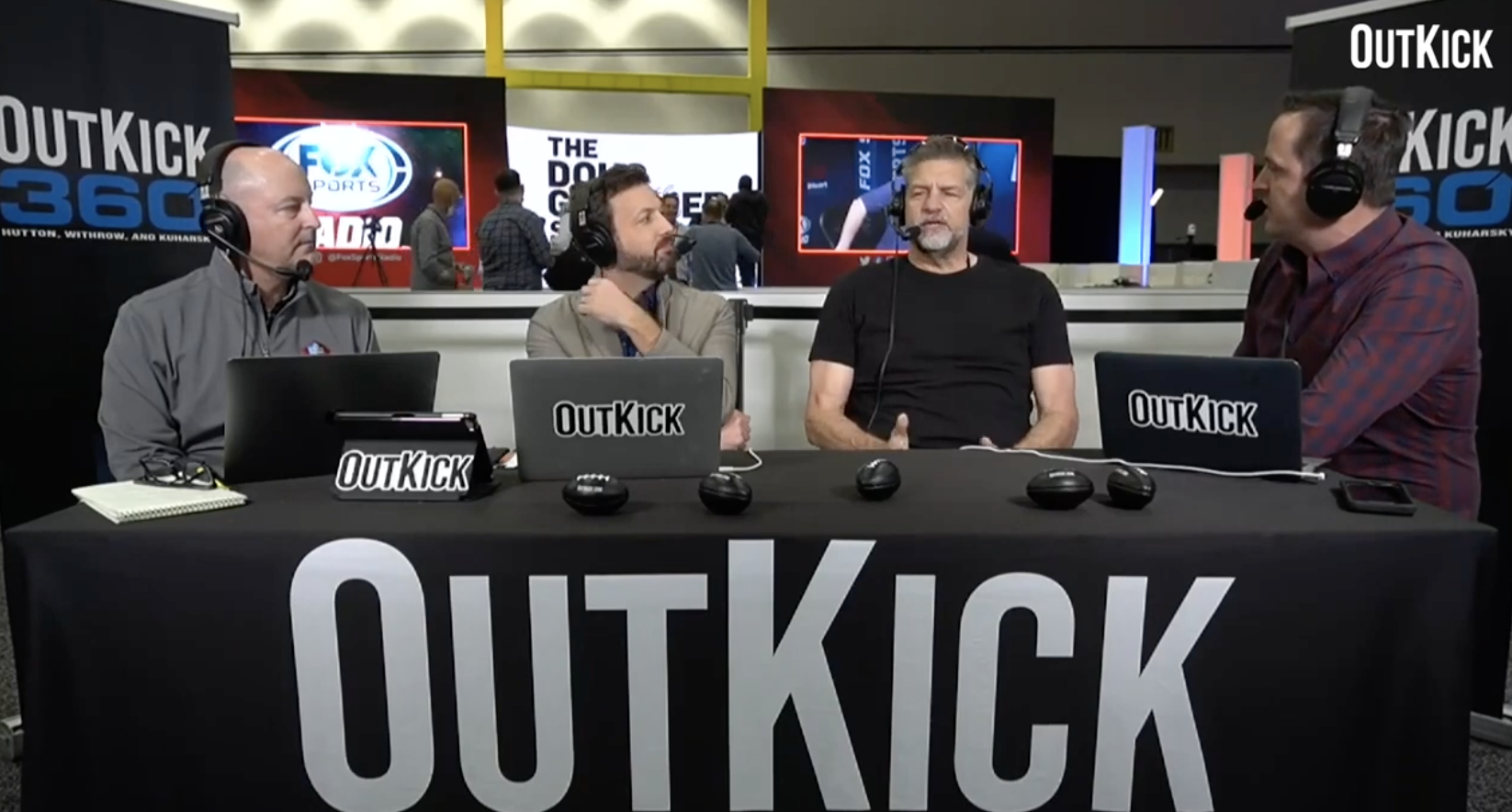 OutKick 360 On Radio Row: Mike Golic, Pierre Garçon, Bobby Okereke ...