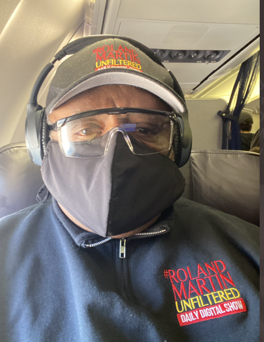 Roland Martin Wants You To Know He Wears Two Masks and Goggles To ...