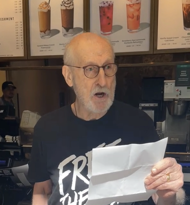 Woke 'Succession' Actor Glues Hand To Starbucks Counter; Protests ...