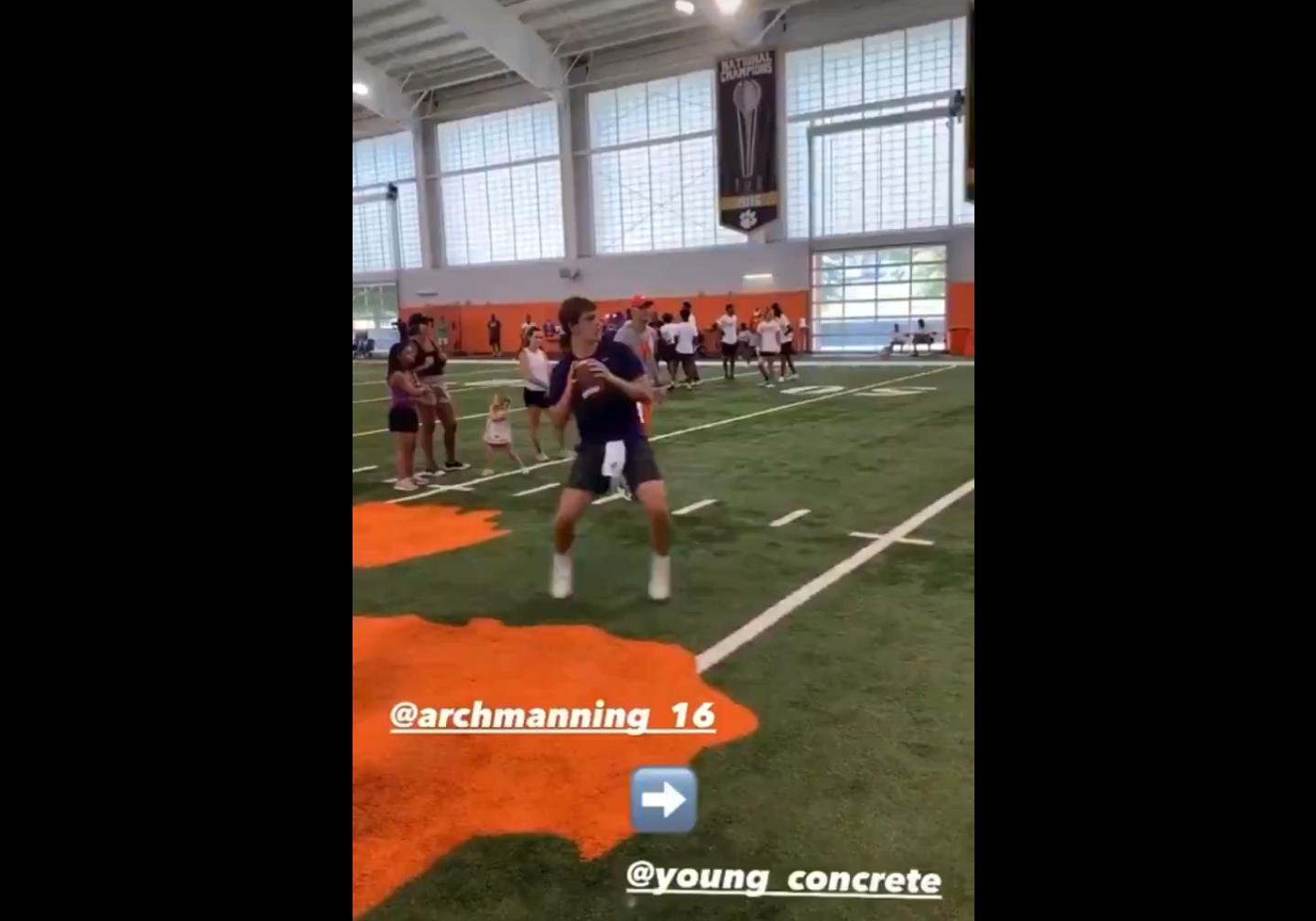 Arch Manning Throwing Absolute Dimes At Clemson Summer Camp | OutKick