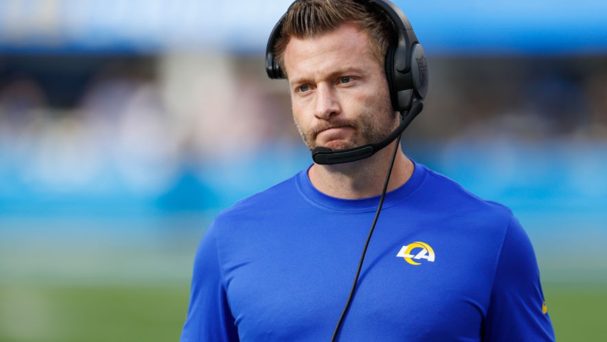 Sean McVay Proves Football Guy Mettle Coaching Through Plantar Fascia ...