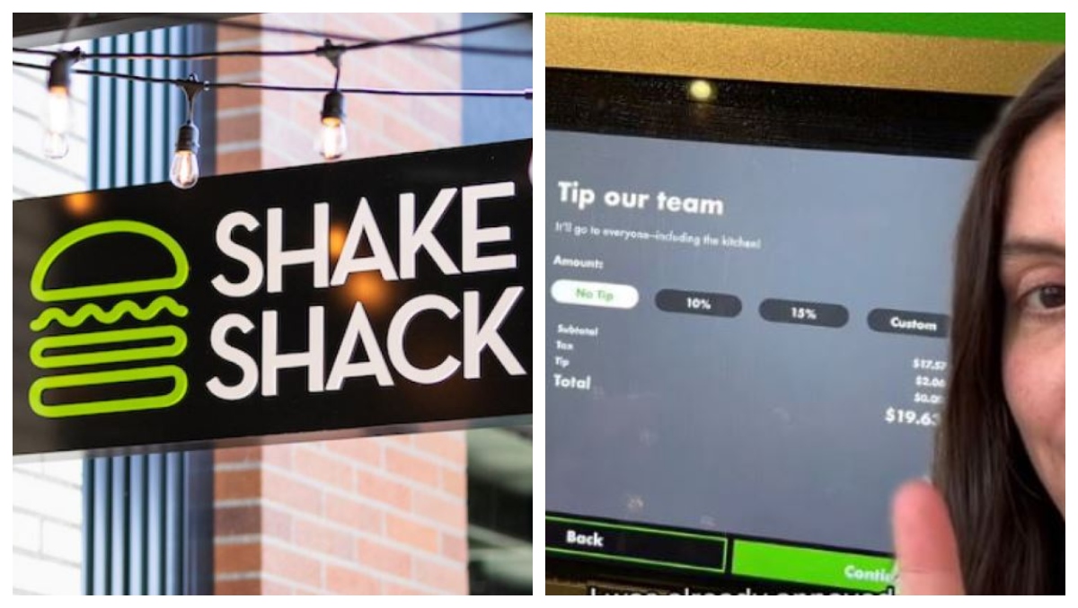 Shake Shack Customer Says Self-Checkout Kiosk Asked Her To Leave A Tip ...