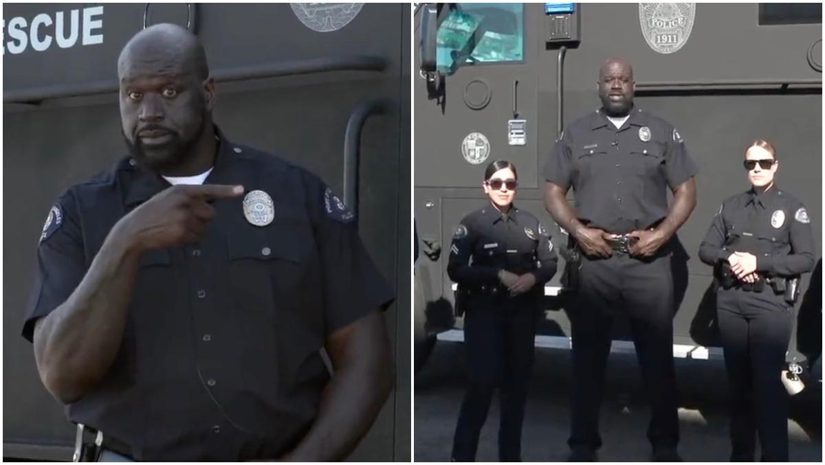Shaq Stars In Humorous Police Recruitment Video - outkick | OutKick