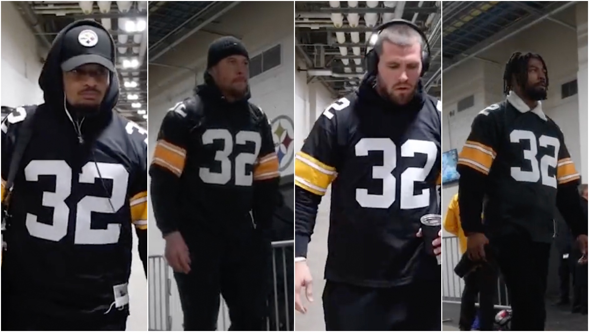Steelers Show Up To Game Against Raiders In Franco Harris Jerseys | OutKick