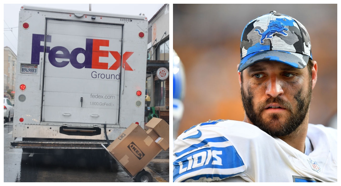 Lions OL Taylor Decker Gets In Wild Twitter Feud With FedEx | OutKick