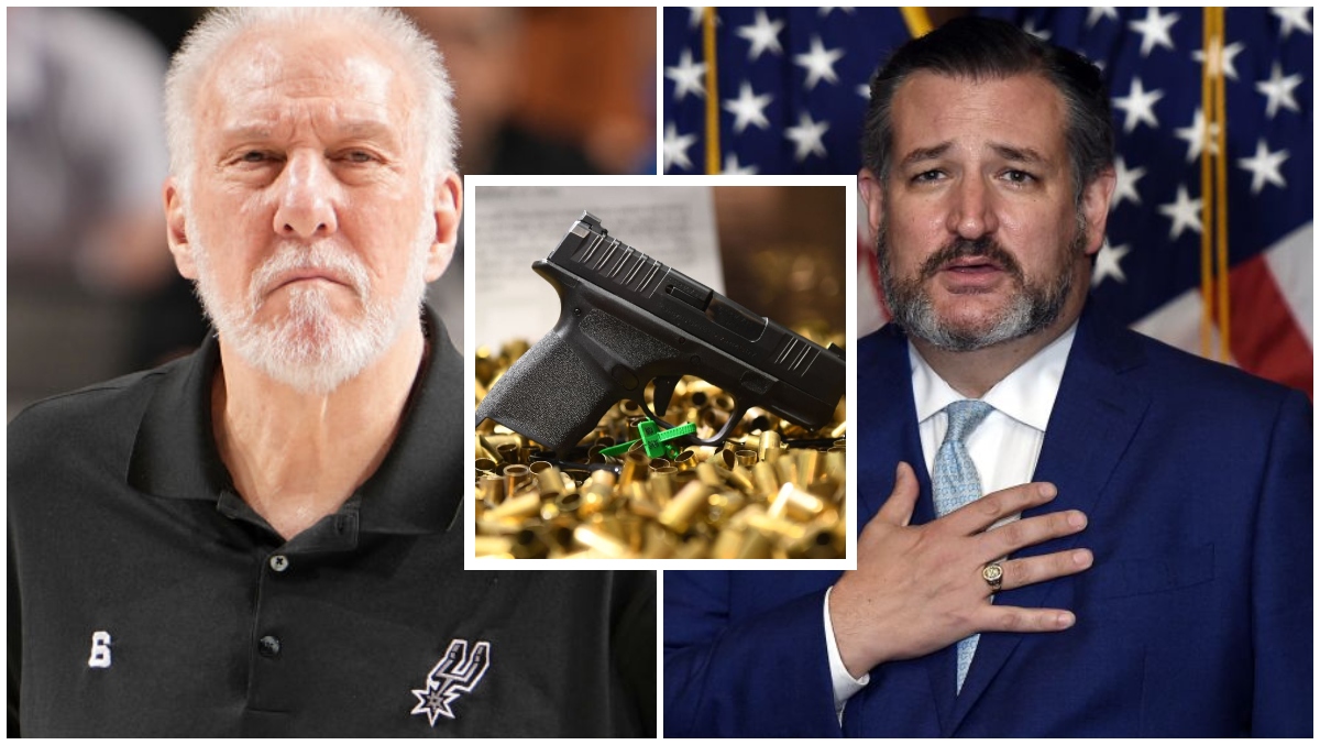 Ted Cruz Destroys Gregg Popovich's Gun Control Comments - outkick