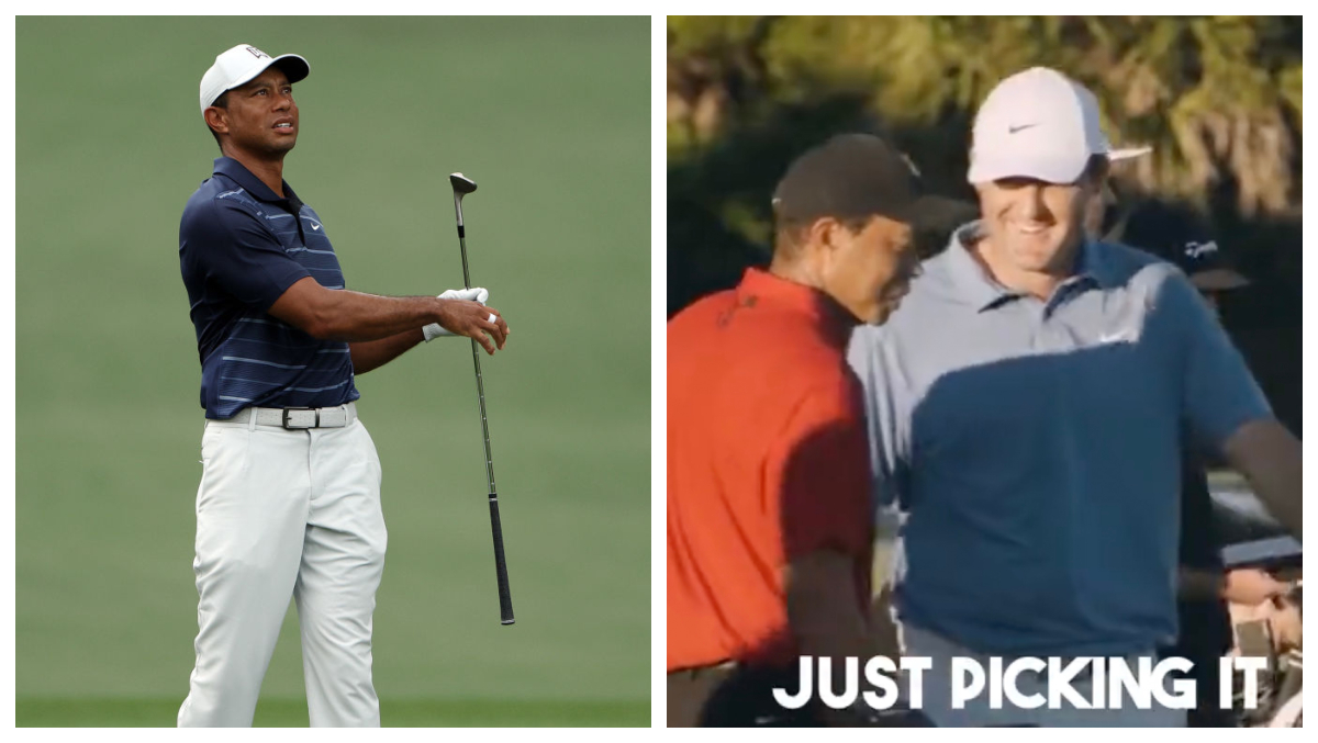 Scottie Scheffler Shook As Tiger Woods Explains Why He Doesn't Leave Divots | OutKick