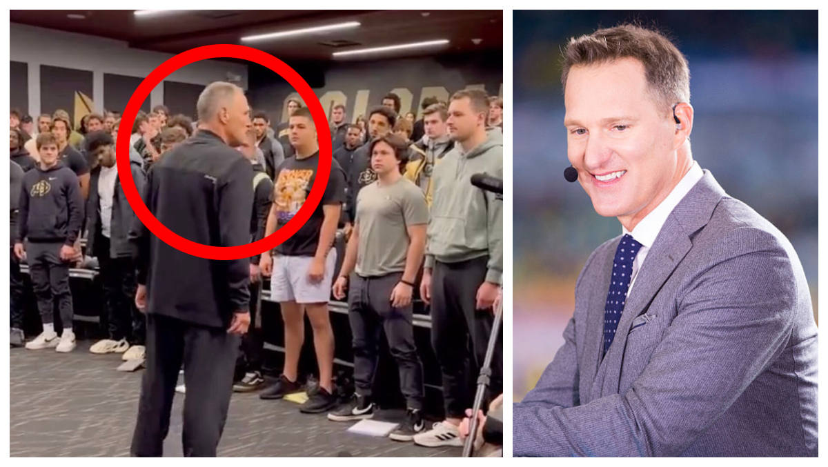 Danny Kanell, Colorado Assistant Tim Brewster Trade Shots - outkick ...