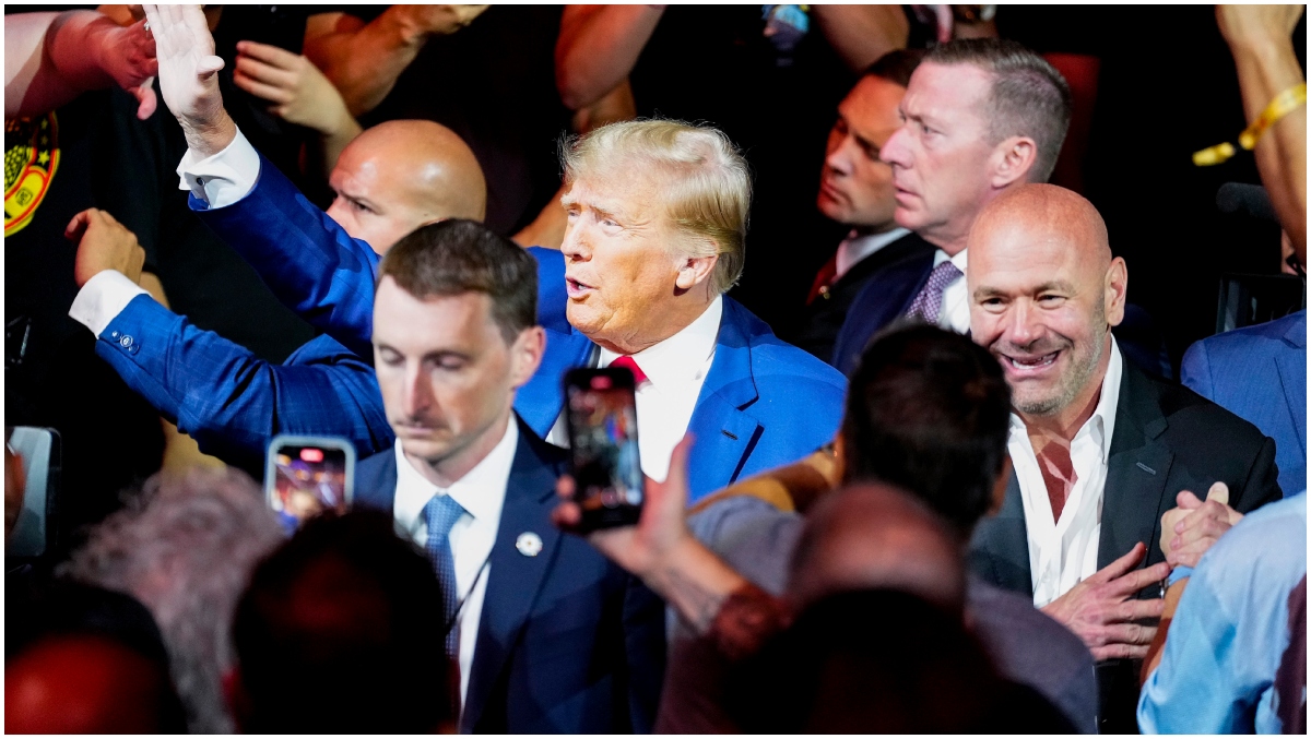 Donald Trump Sets UFC Crowd On Fire With Electric Entrance - outkick ...