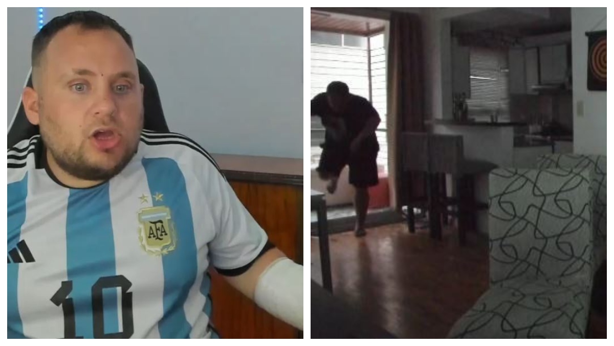 Twitch Streamer Runs Through A Glass Door Celebrating World Cup Victory ...
