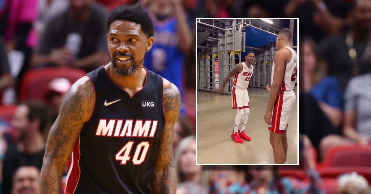 20-Year NBA Vet Udonis Haslem Tries To Learn 'The Griddy' | OutKick
