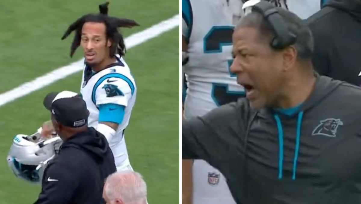 Panthers HC Steve Wilks Kicks Robbie Anderson Out of the Game Following ...