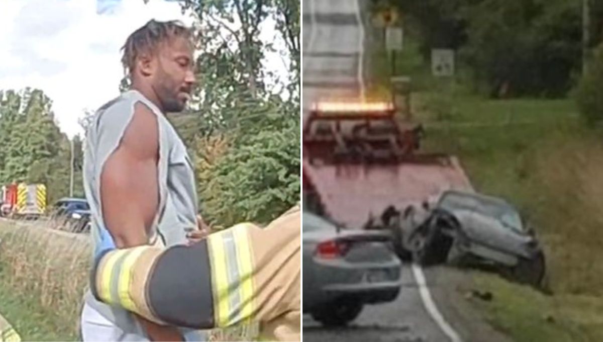 Body cam footage released from Myles Garrett car crash - outkick | OutKick