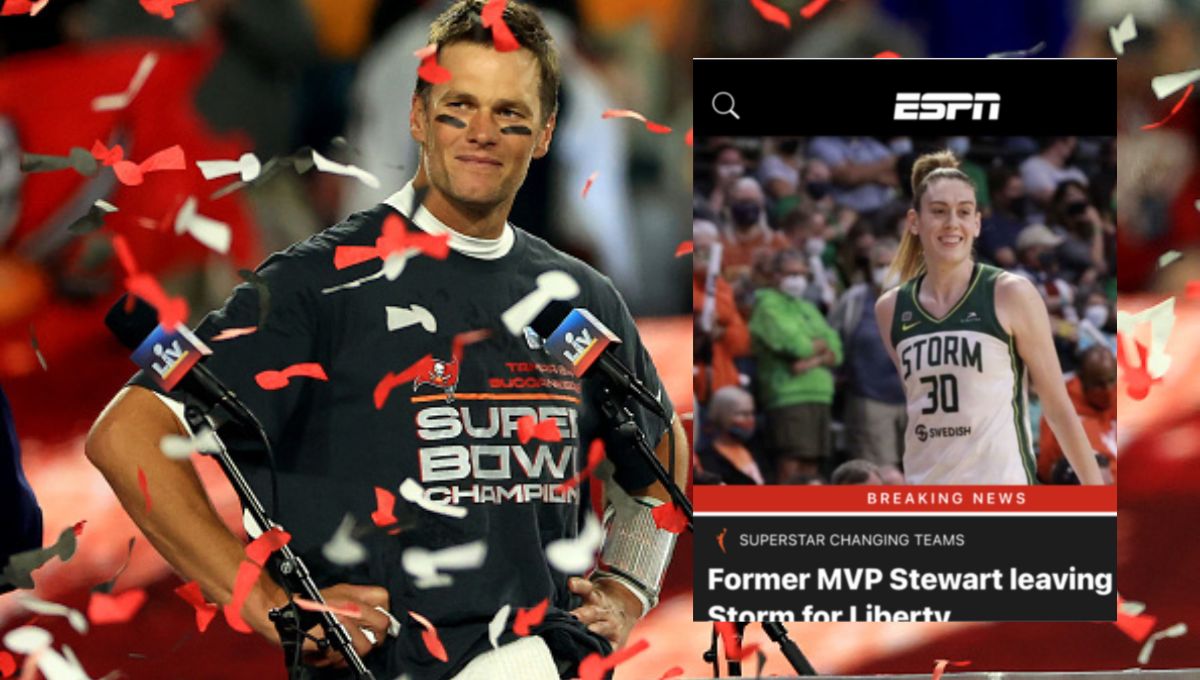ESPN Buries Tom Brady Retirement For Random WNBA News | OutKick