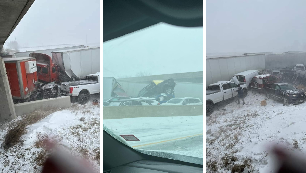 Winter Storm: Video Shows Aftermath of Deadly Pile-Up In Ohio