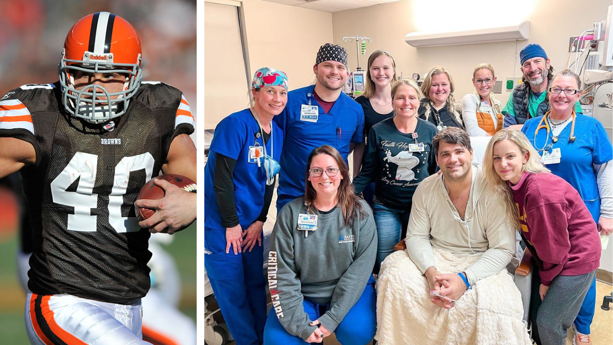Peyton Hillis Home From Hospital After Saving Kids From Drowning | OutKick