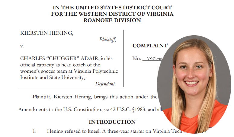 Va. Tech Soccer Player Files Lawsuit Against Coach, Claims She Was ...