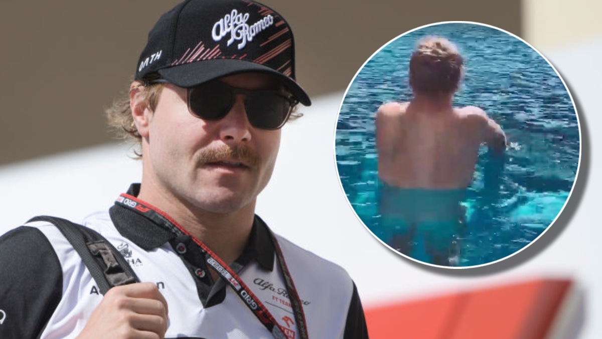 F1's Valtteri Bottas Celebrates End Of Season With Skinny-Dipping Sesh ...