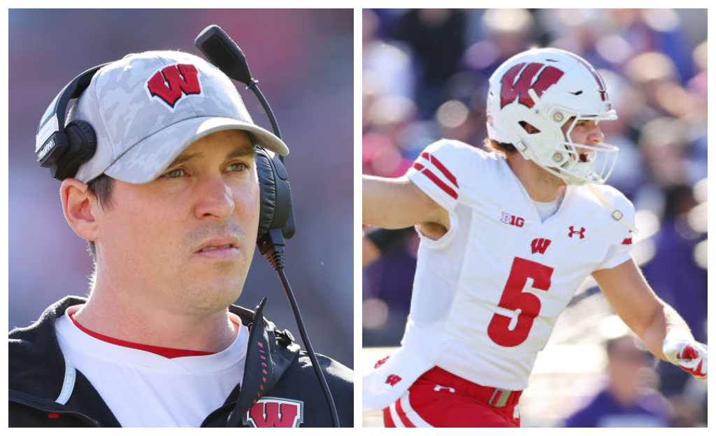Wisconsin Dominates Northwestern In Jim Leonhard's Debut - outkick ...