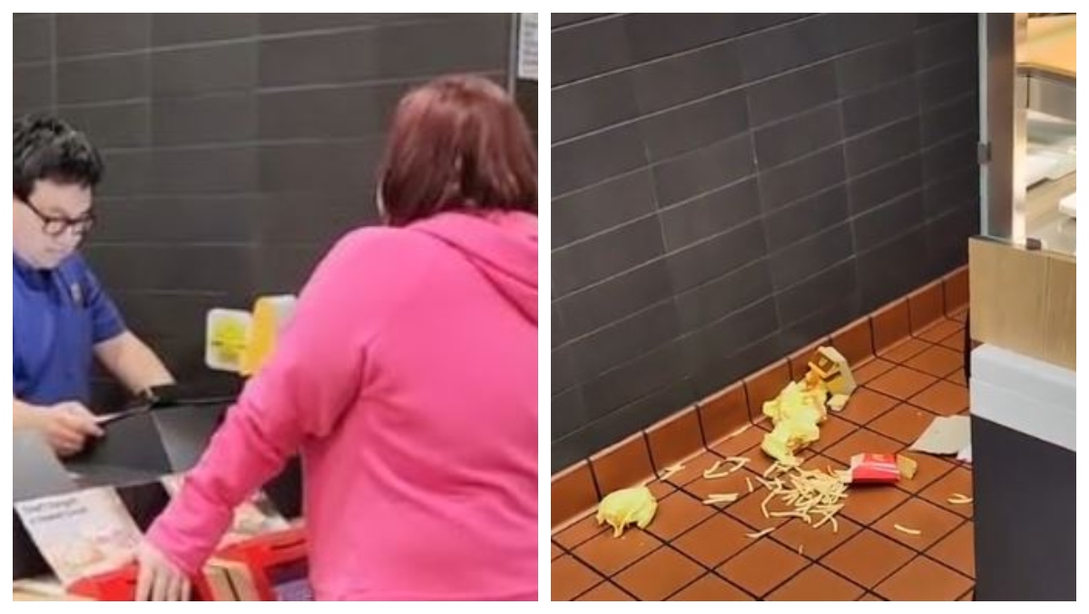 Woman Throws Food On The Floor At McDonald's Because They Got Her Order ...