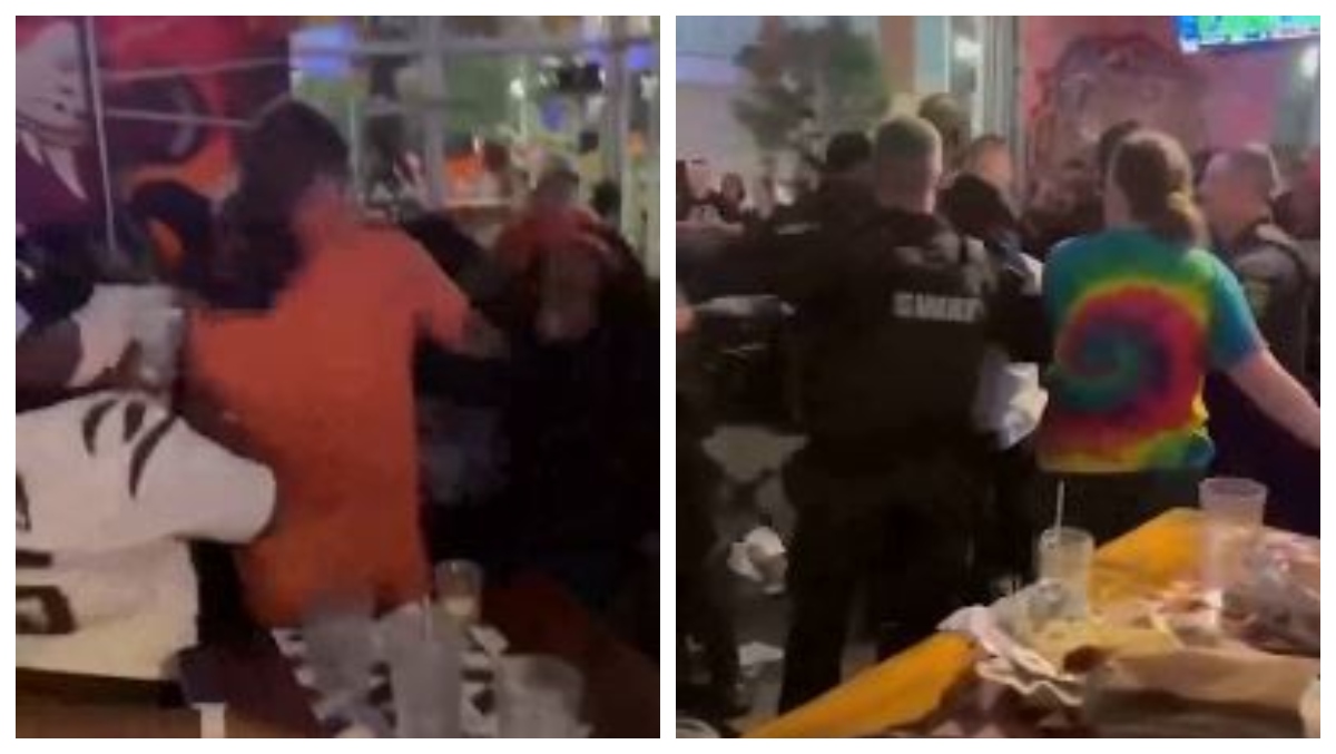 Woman Tosses Stool During Bar Fight Involving Bengals Fans That ...