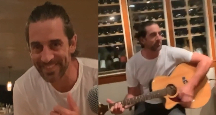 Where In The World Is Aaron Rodgers? He's In Hawaii Singing & Dancing ...