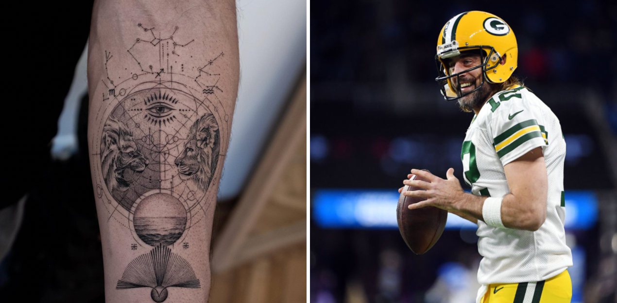 Aaron Rodgers' Tattoo Is For 'Students Of Astrology' To Understand ...
