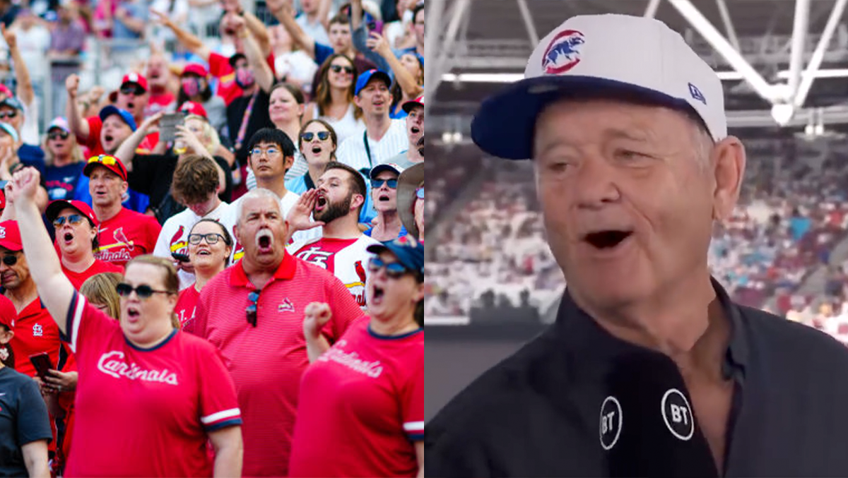 Bill Murray Goes Rogue As British MLB Fans Butcher 'Sweet Caroline ...