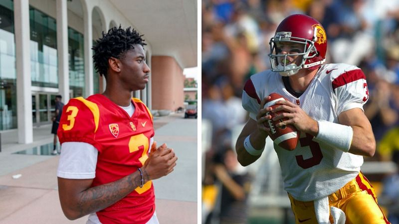 USC WR Jordan Addison Reveals How He Got Carson Palmer's Number | OutKick