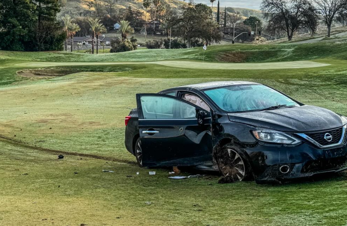 Woman Crashes Car On Golf Course, Police React With Golf Jokes | OutKick