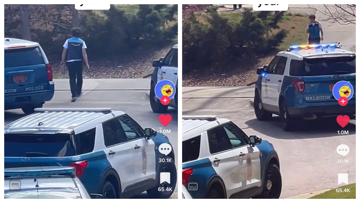 Amazon Driver Delivers Package During Police Standoff | OutKick