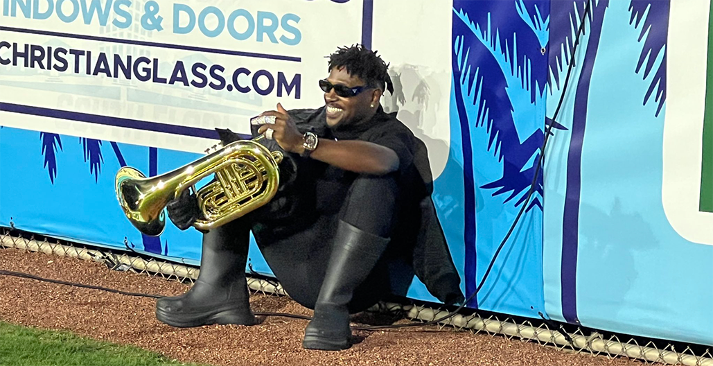 Antonio Brown Randomly Shows Up At FAU Football Game, Plays Tuba | OutKick