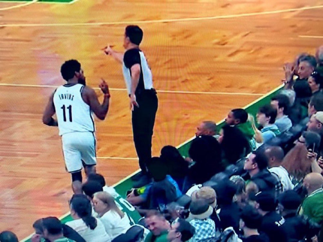 Kyrie Irving Gives Celtics Fans The 'Larry Bird' After Absurd Shot ...