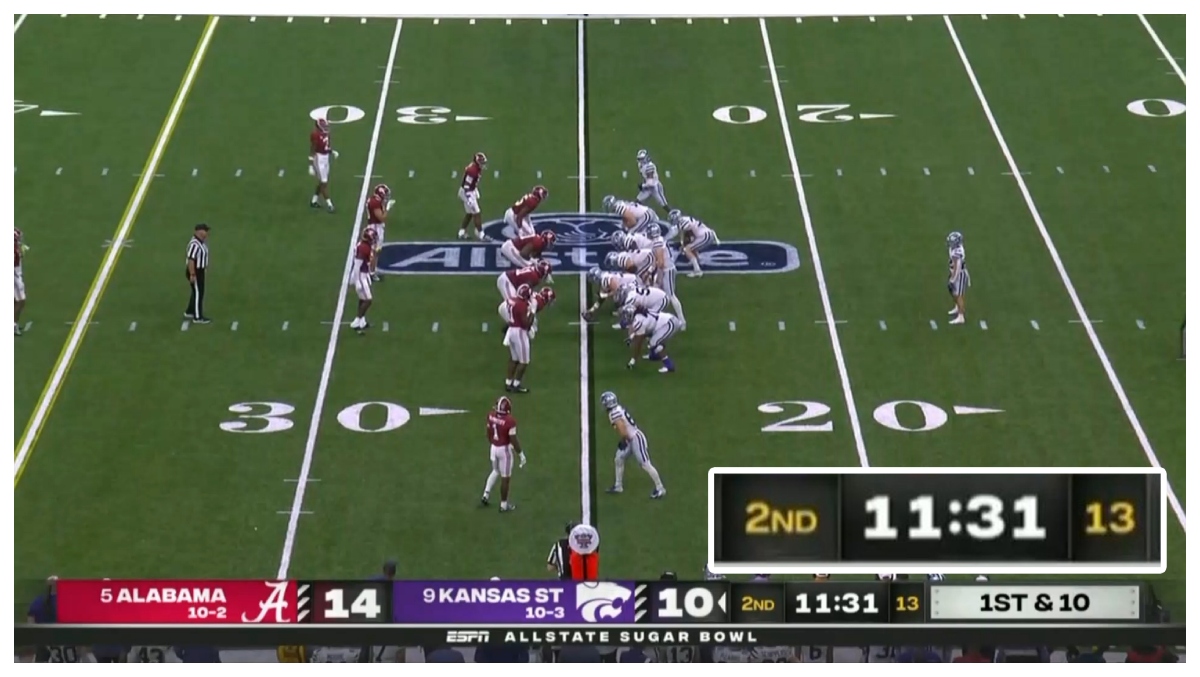 Kansas State Roasted For Insanely Long Drive Against Alabama That Ends ...
