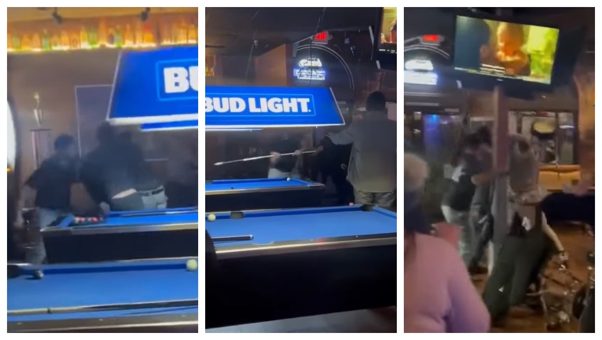 Bar Fight At Washington State Includes Swinging Pool Cues, Barstool ...