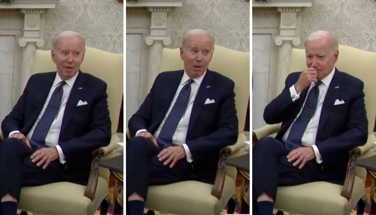 Video: Biden Mocks Reporters With Weird Mouth Gestures | OutKick