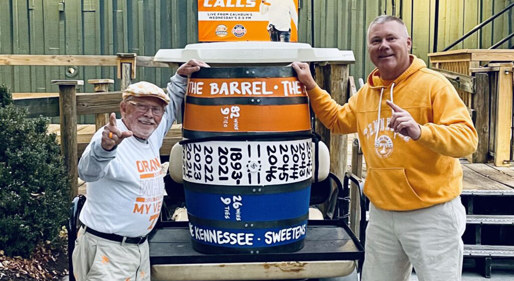 New Bourbon Barrel Revealed Ahead Of Tennessee-Kentucky Game | OutKick