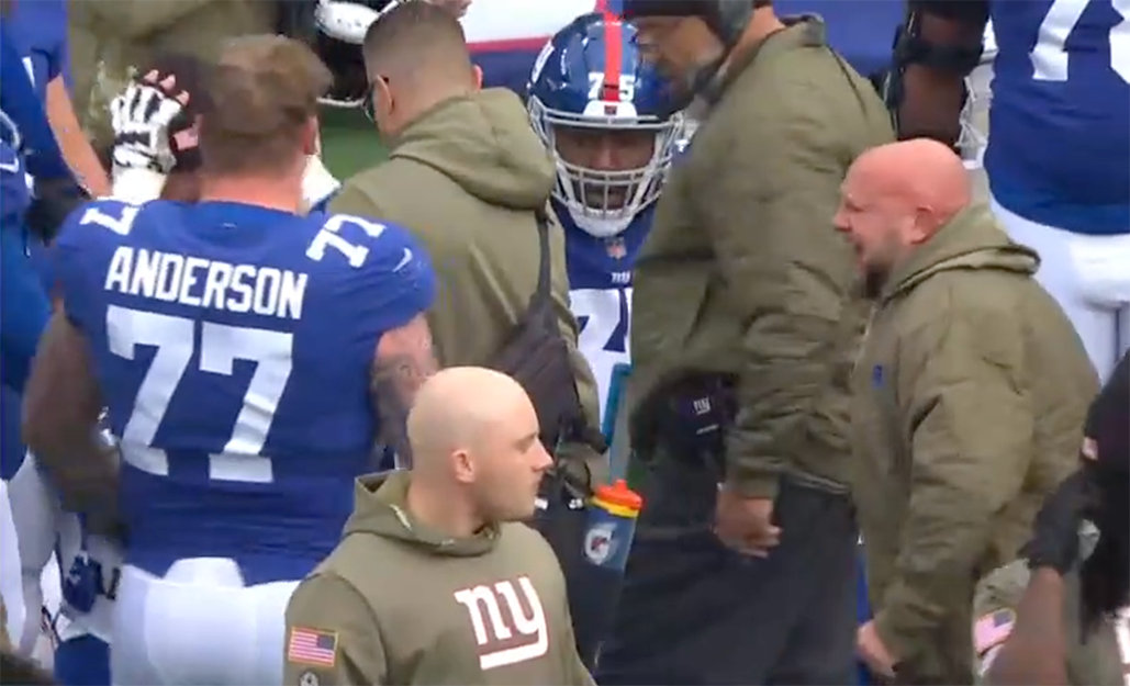 Brian Daboll Goes Berserk On Giants Lineman Over Crucial False Start ...