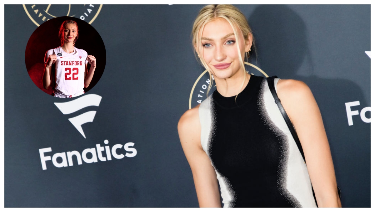 Stanford's Cameron Brink Grabs Everyone's Attention With Kevin Hart ...