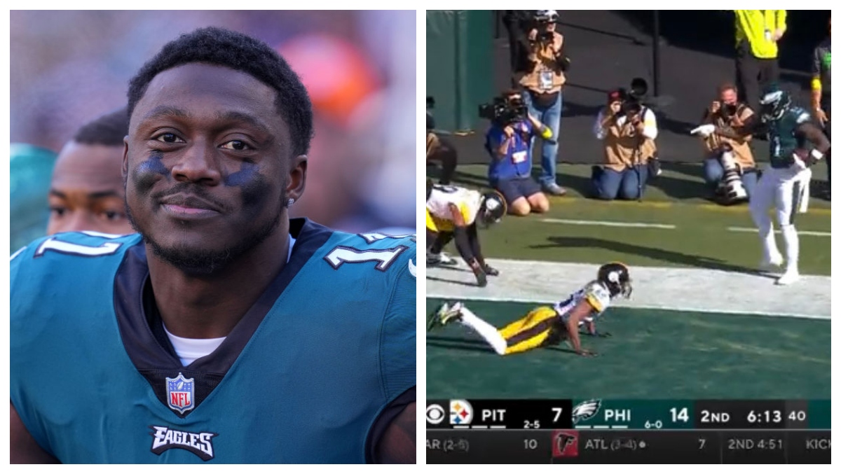 NFL Gives AJ Brown The Finger, Fines Eagles WR $10K For Pointing At ...