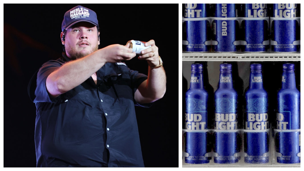 Viral Photo Shows Bud Light Going Untouched At Luke Combs Concert | OutKick