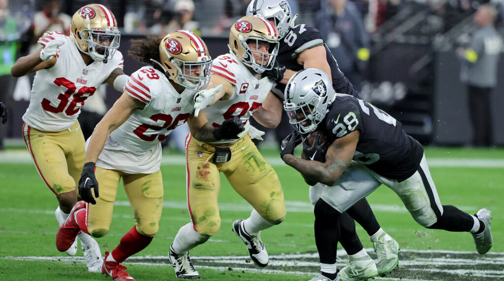 49ers Nick Bosa Calls Raiders Josh Jacobs NFL's 'Best Running Back ...