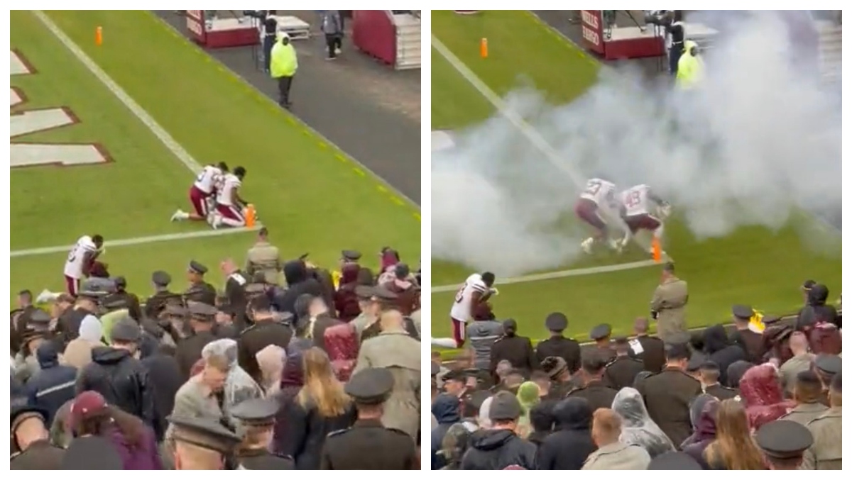 Texas A&M Shoots Cannon At Praying UMass Players - OutKick | OutKick