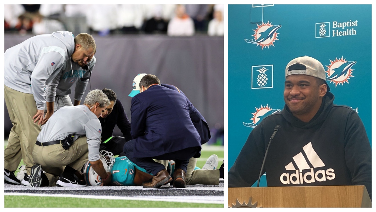 Tua Tagovailoa Considered Retiring, 'Learned How To Fall' Instead | OutKick