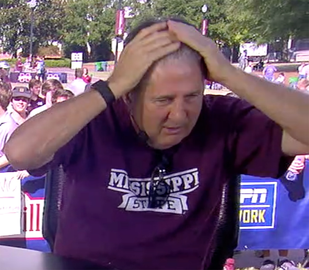 Mike Leach Obsesses Over His Hair As Interview Goes Off The Rails | OutKick