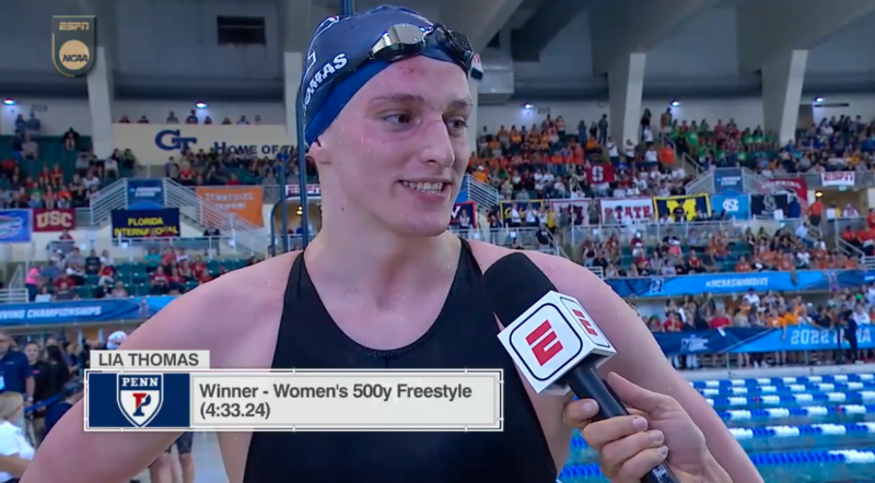 Lia Thomas Wins 500 Freestyle National Championship Over Biological ...