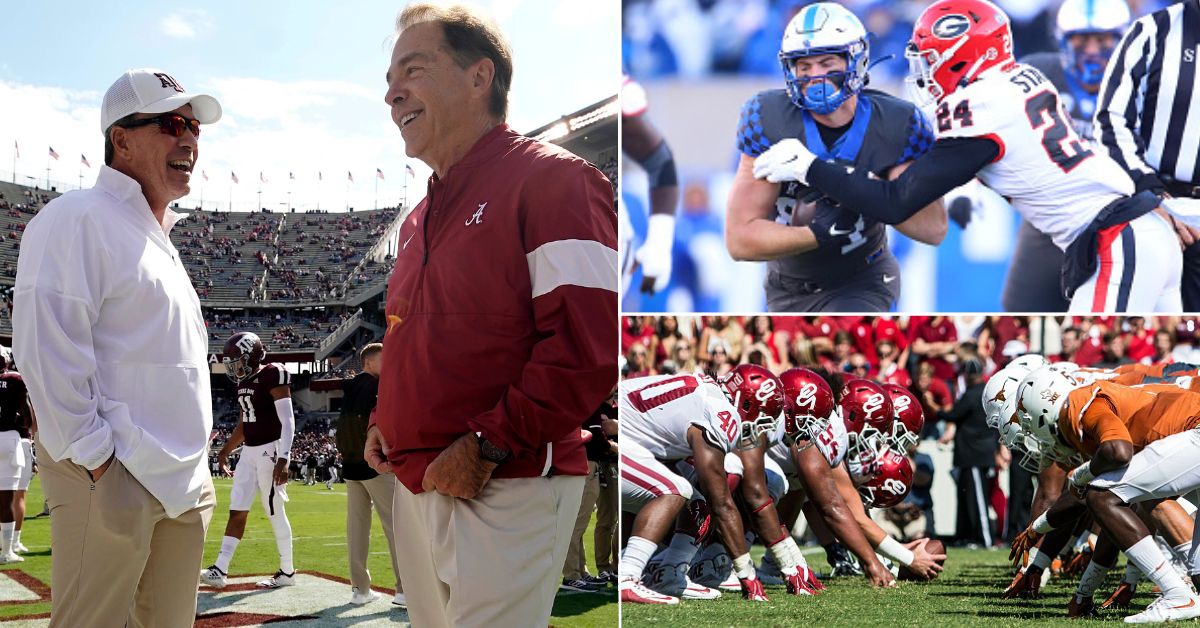 CFB Test: Red River Rivalry, Kentucky-Georgia fight, Saban-Jimbo | OutKick