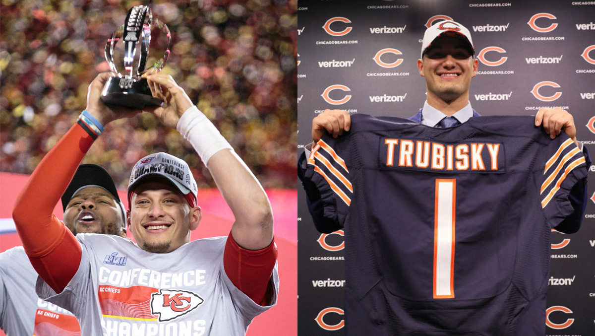 Patrick Mahomes' Dad Reveals Chicago Bears Had Plans To Draft His Son ...